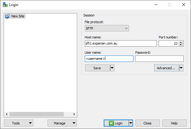 Configuration | Experian Data Transfer Guide